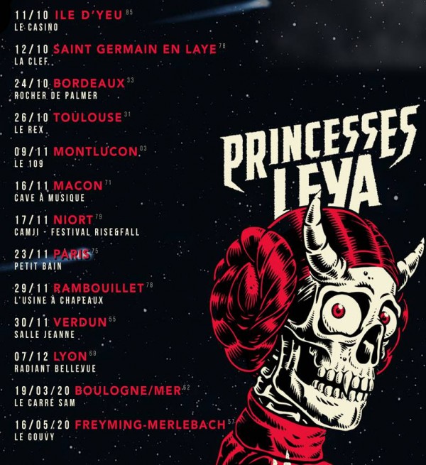 Princesses Leya en tournée cet automne 2019 - Webzine - La Grosse Radio